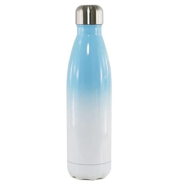 Garrafa Térmica Bicolor Azul Para Sublimação 500ml - Tecken